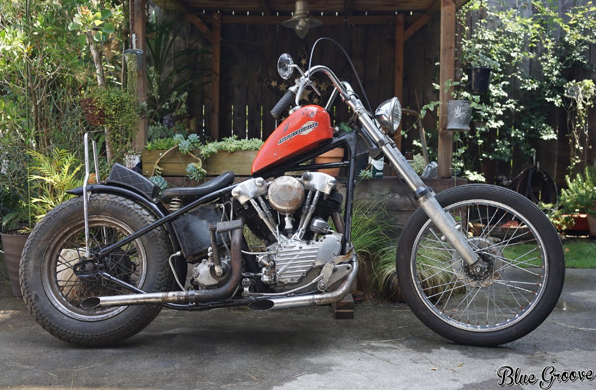 BLUE GROOVE SHOP BLOG: - SOLD - 46`Knucklehead Chopper