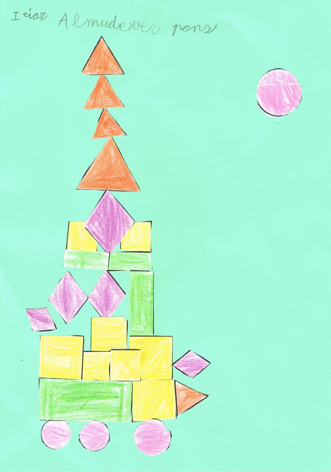 CLASE DE MÓNICA : COMPOSICIÓN FIGURAS GEOMÉTRICAS