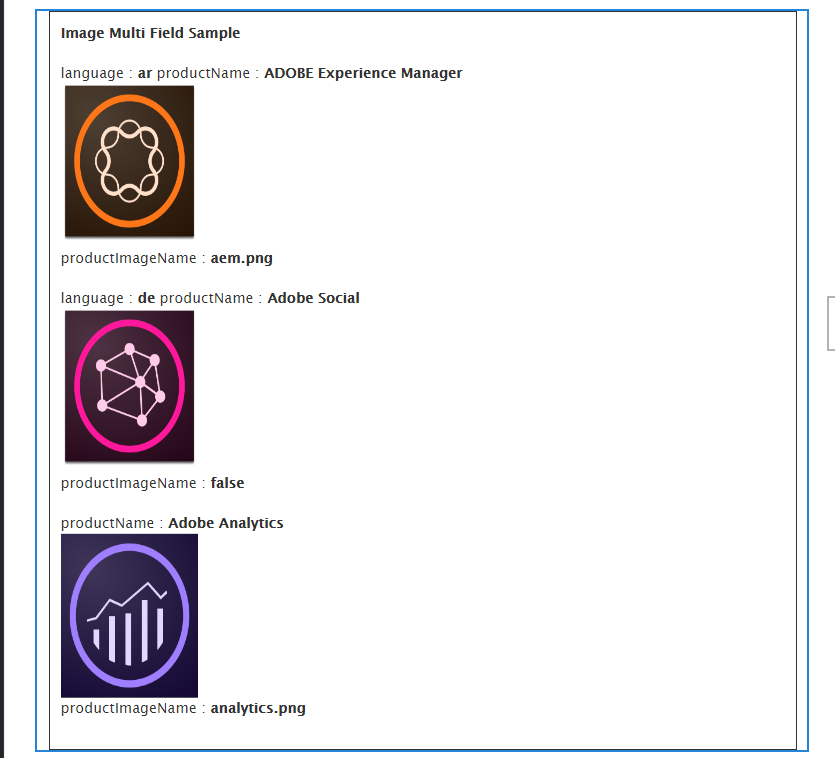 Experiencing Adobe Experience Manager (AEM, CQ): AEM 62 - Touch UI Composite Image Multifield