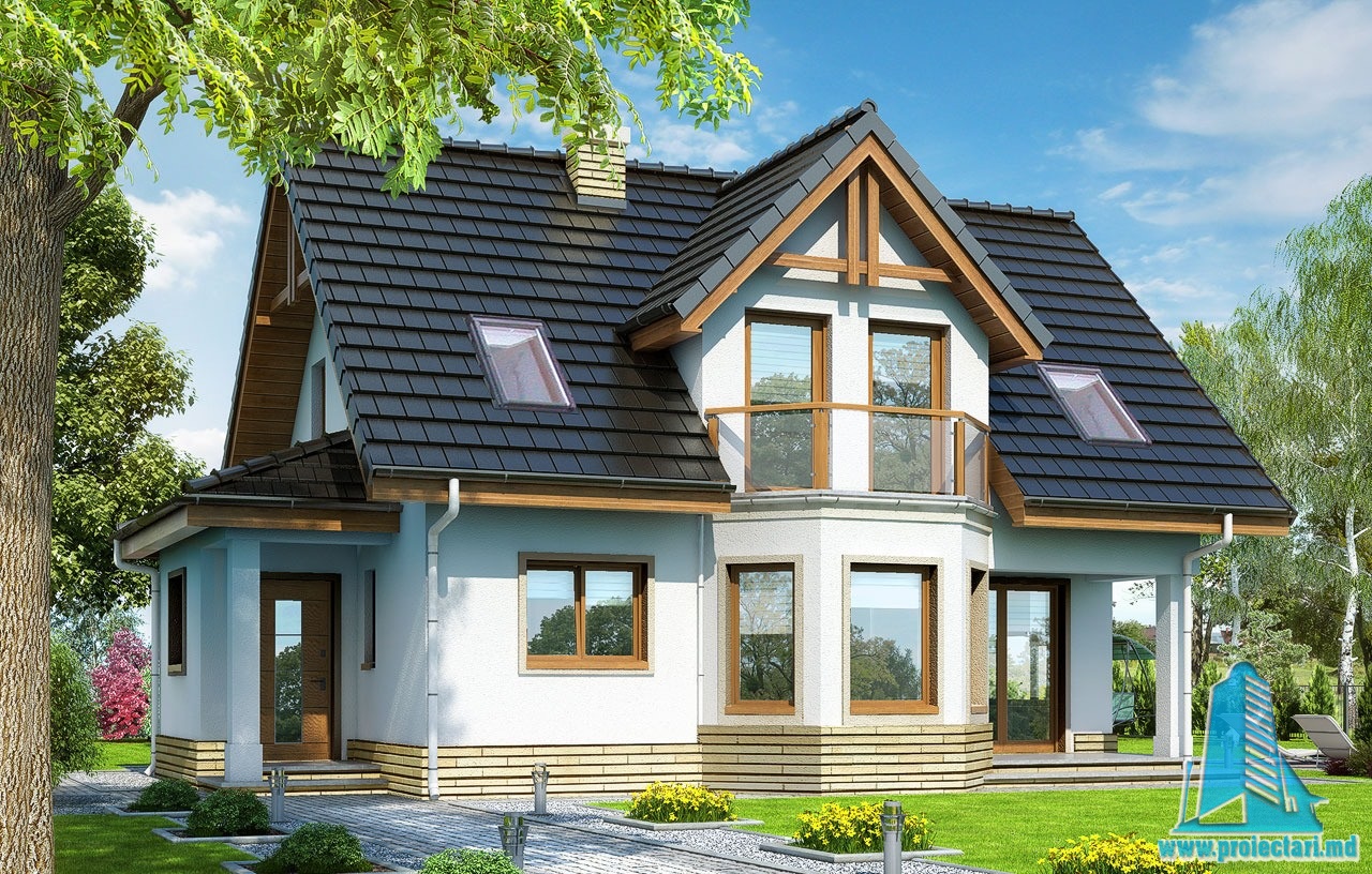 Proiecte de case: 10 proiecte noi de la www.proiectari.md