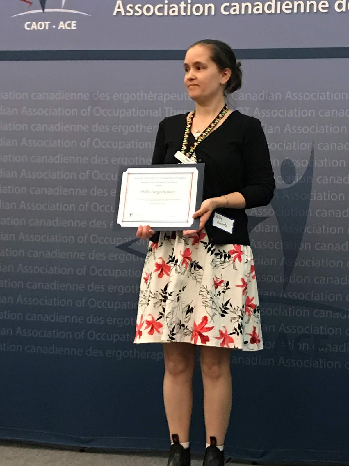 CAOT-BC: CAOT Conference Awards Ceremony: BC Highlights