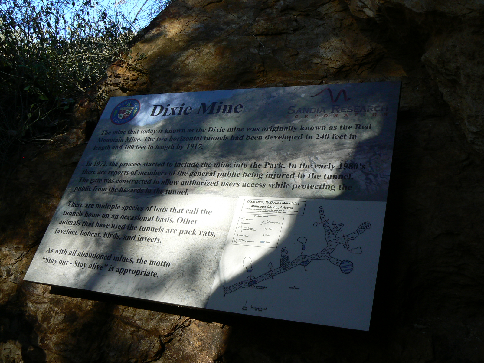 Palm Creek Hikers: Dixie Mine Trail Hike November 23, 2012