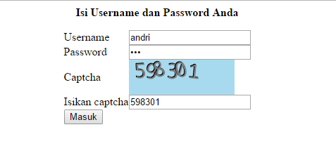 Tutorial Membuat Captcha Sendiri dengan PHP