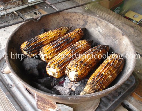 Roast Corn | Simply Trini Cooking