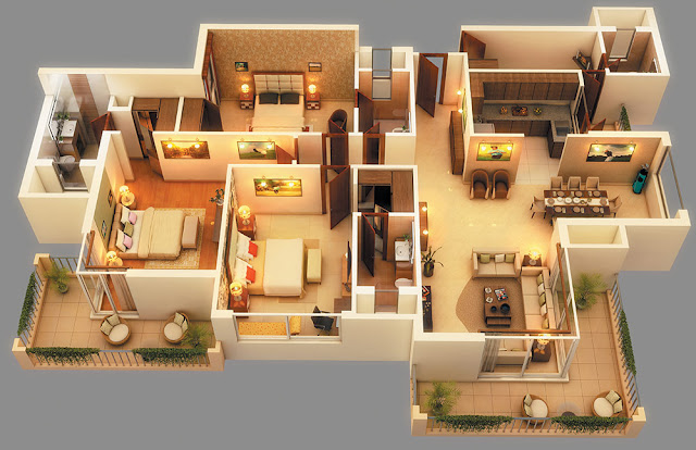MyHousePlanShop: Incredible 3 BHK House Plans To Inspire You