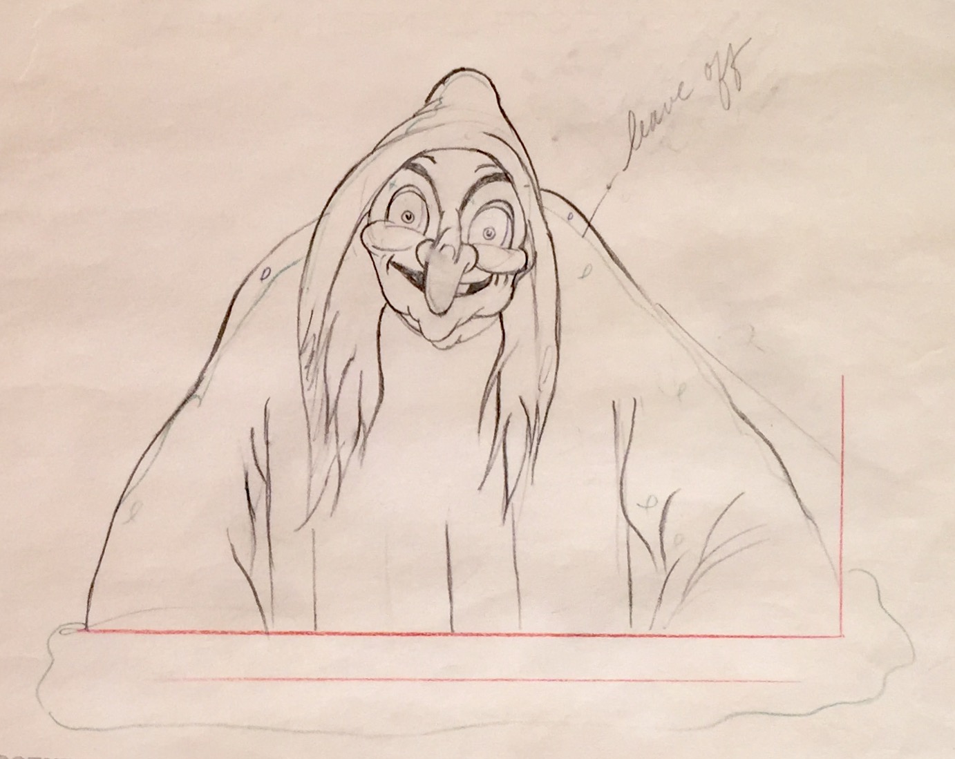 Animation Collection: Original Production Drawing of the Old Hag (The ...