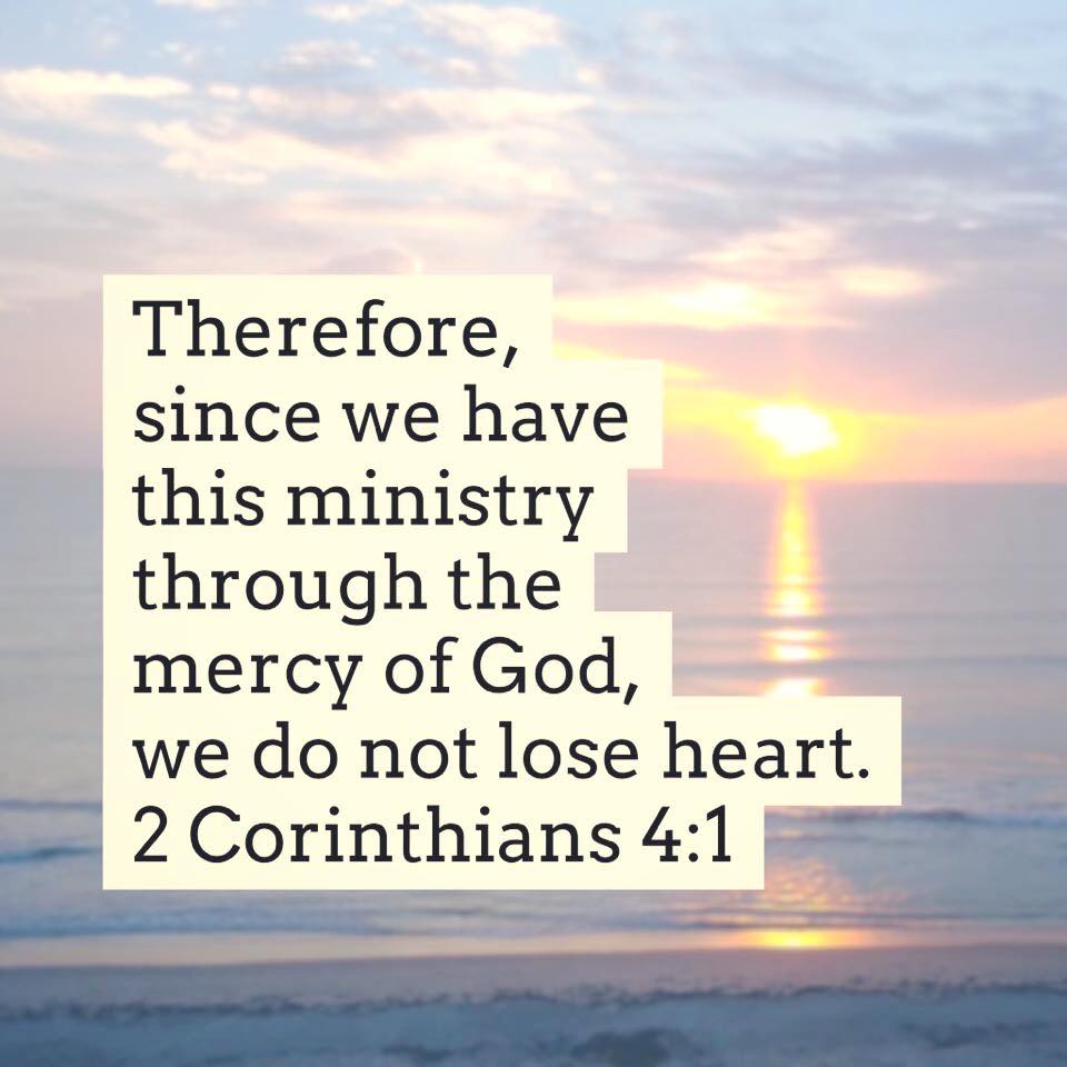 Growing Up In The Word : Do Not Lose Heart