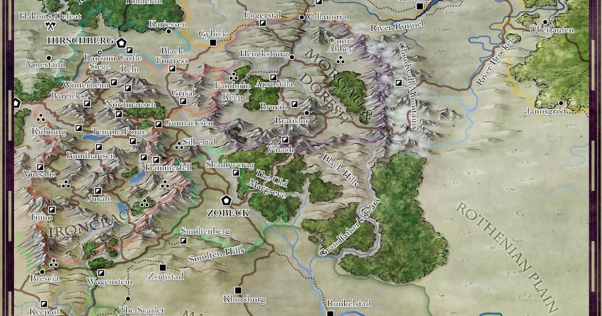 Midgard Campaign: Crossroads Map