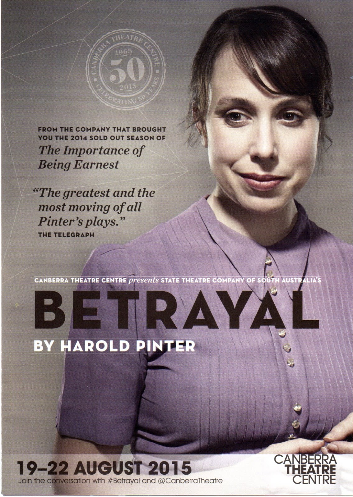 Canberra Critics Circle: Betrayal by Harold Pinter
