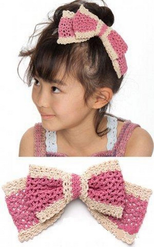 Beautiful Skills - Crochet Knitting Quilting : Silk Garden Hair Ribbon ...