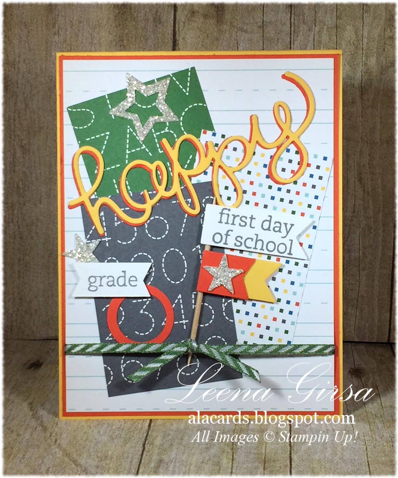 A La Cards: Happy First Day of School!