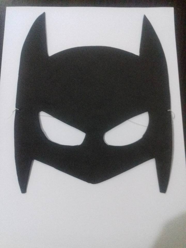 Eu Amo Artesanato: Máscara do Batman com molde