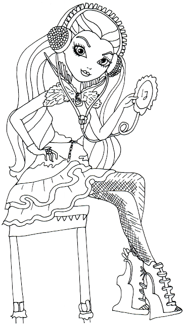 Free Printable Raven Queen Coloring Page | Free Ever After High ...