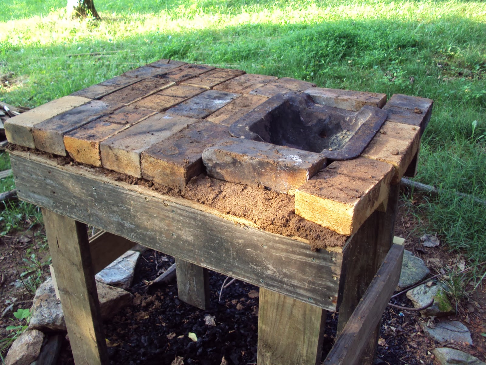 Wooden Forge *picture heavy* - Solid Fuel Forges - I Forge Iron