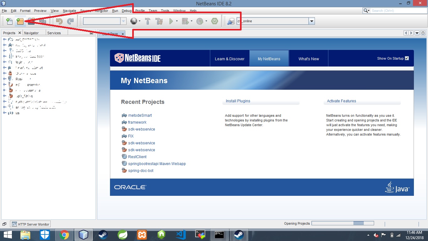 Java Programming: Membuat membuat project baru di netbeans