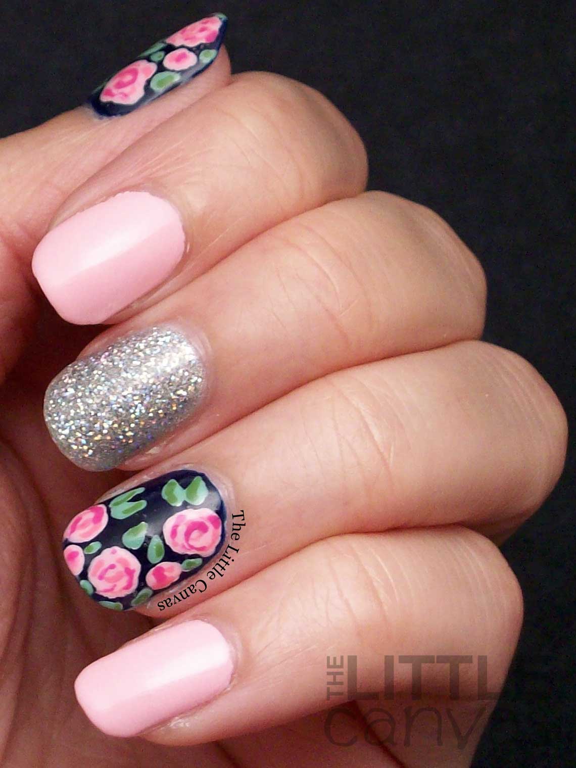 The One With the Roses Feat. Serendipity Polish! - The Little Canvas