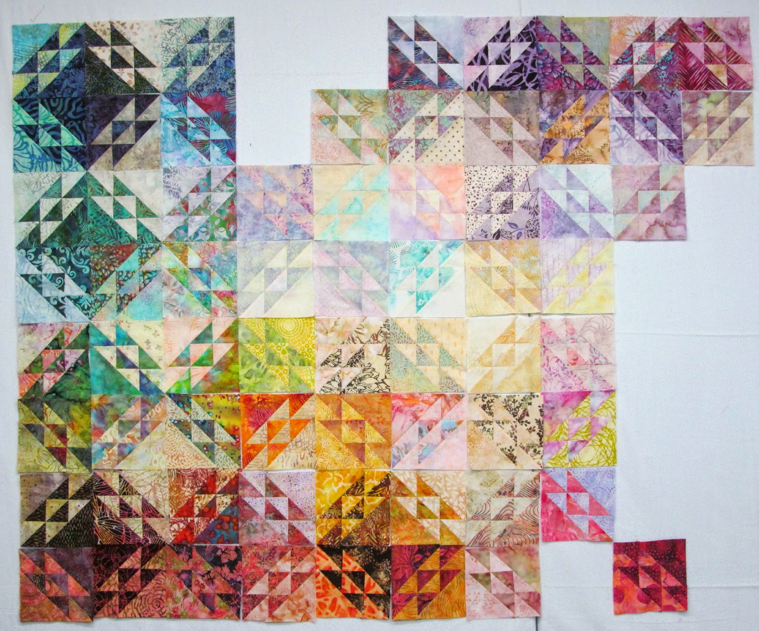 Exuberant Color : A few more blocks..........