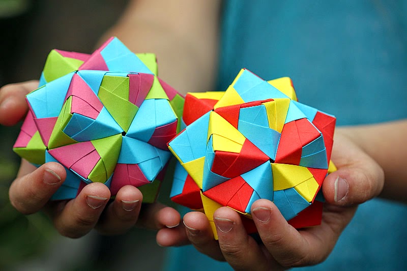 machwerk: Wochenrückblick: modulares Origami, eine Papierskulptur ...