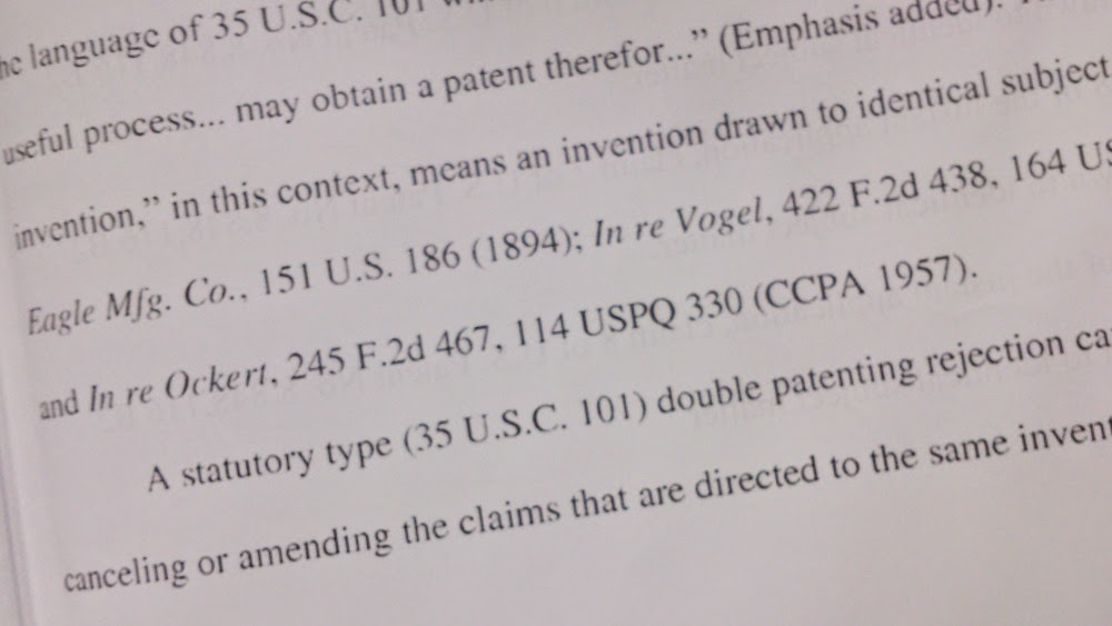 enpan's Patent & Linux practice: statutory double patenting rejection ...