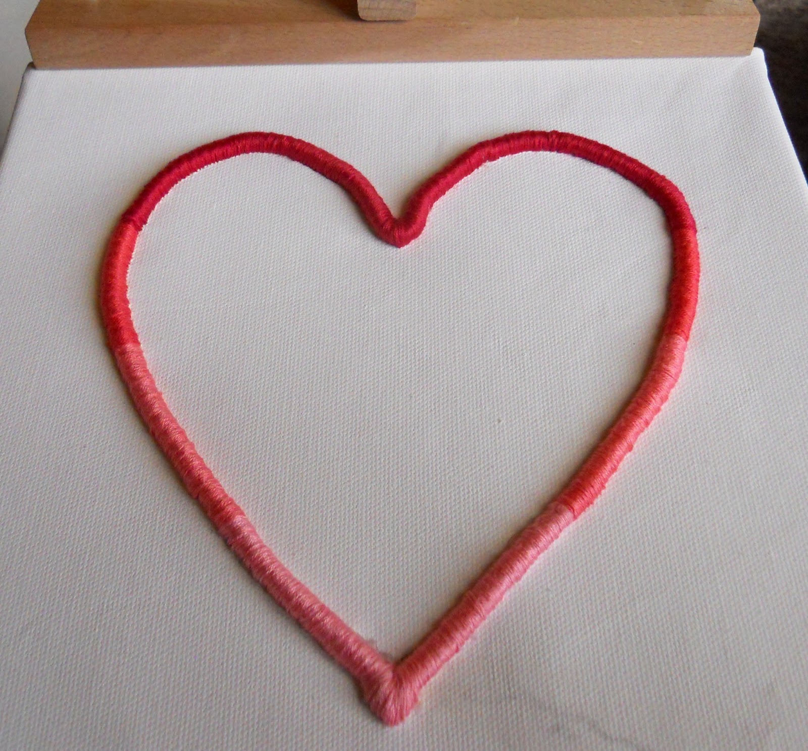 Corner Window Crafts: Valentine Art: Raised Embroidery