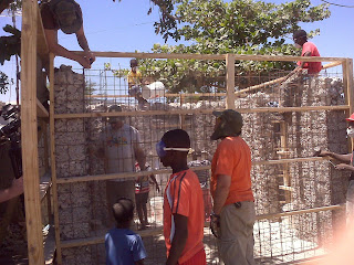 PFB Missions: Local kids helping to build the rubble house
