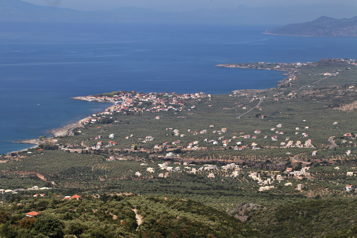 del MEDITERRÁNEO: GREECE. ELLADA. PELOPONNESE. MESSINIA. KALAMATA reg ...