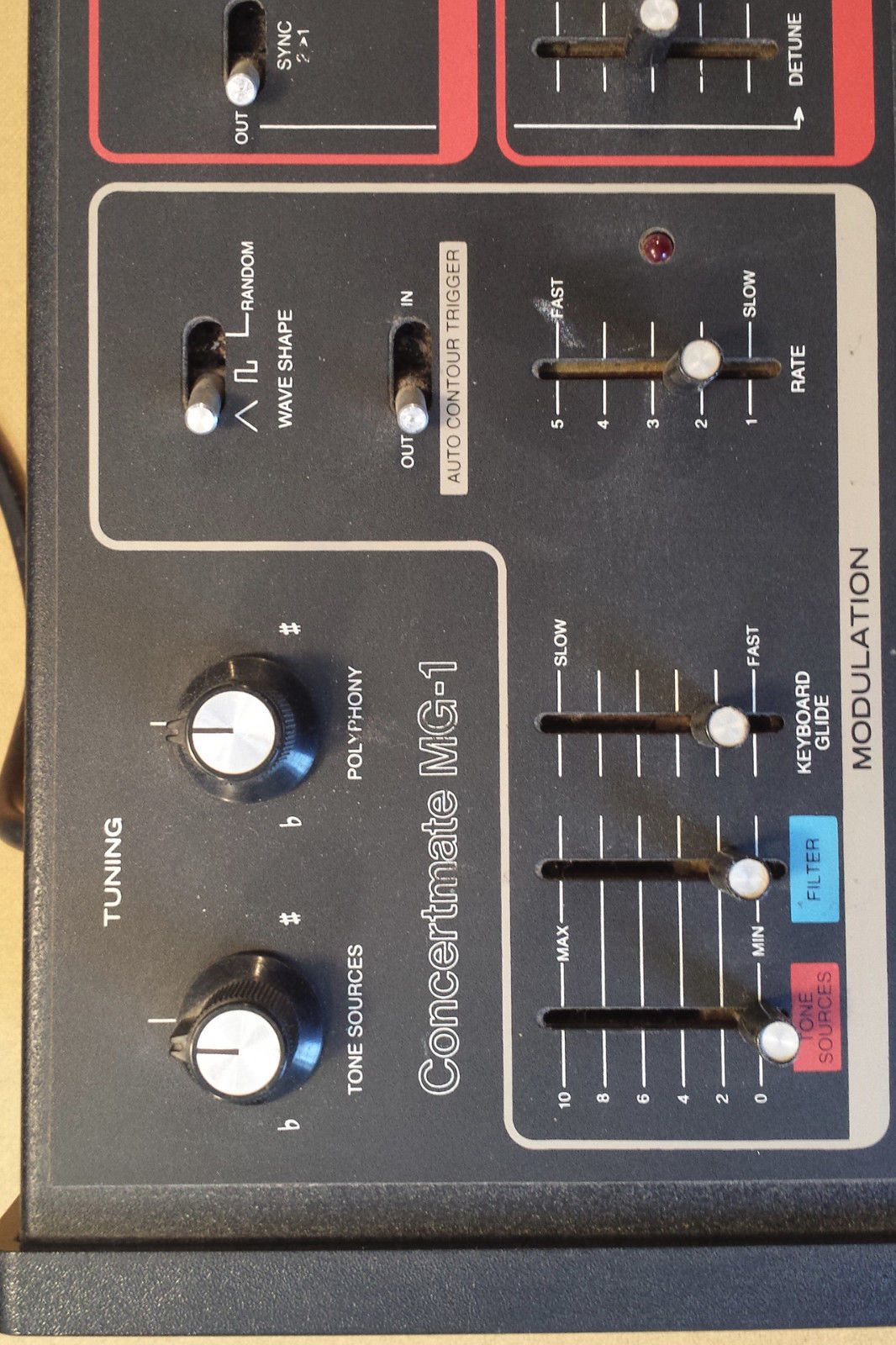 MATRIXSYNTH: Radio Shack Moog 42-4000 Concertmate Realistic MG-1 ...