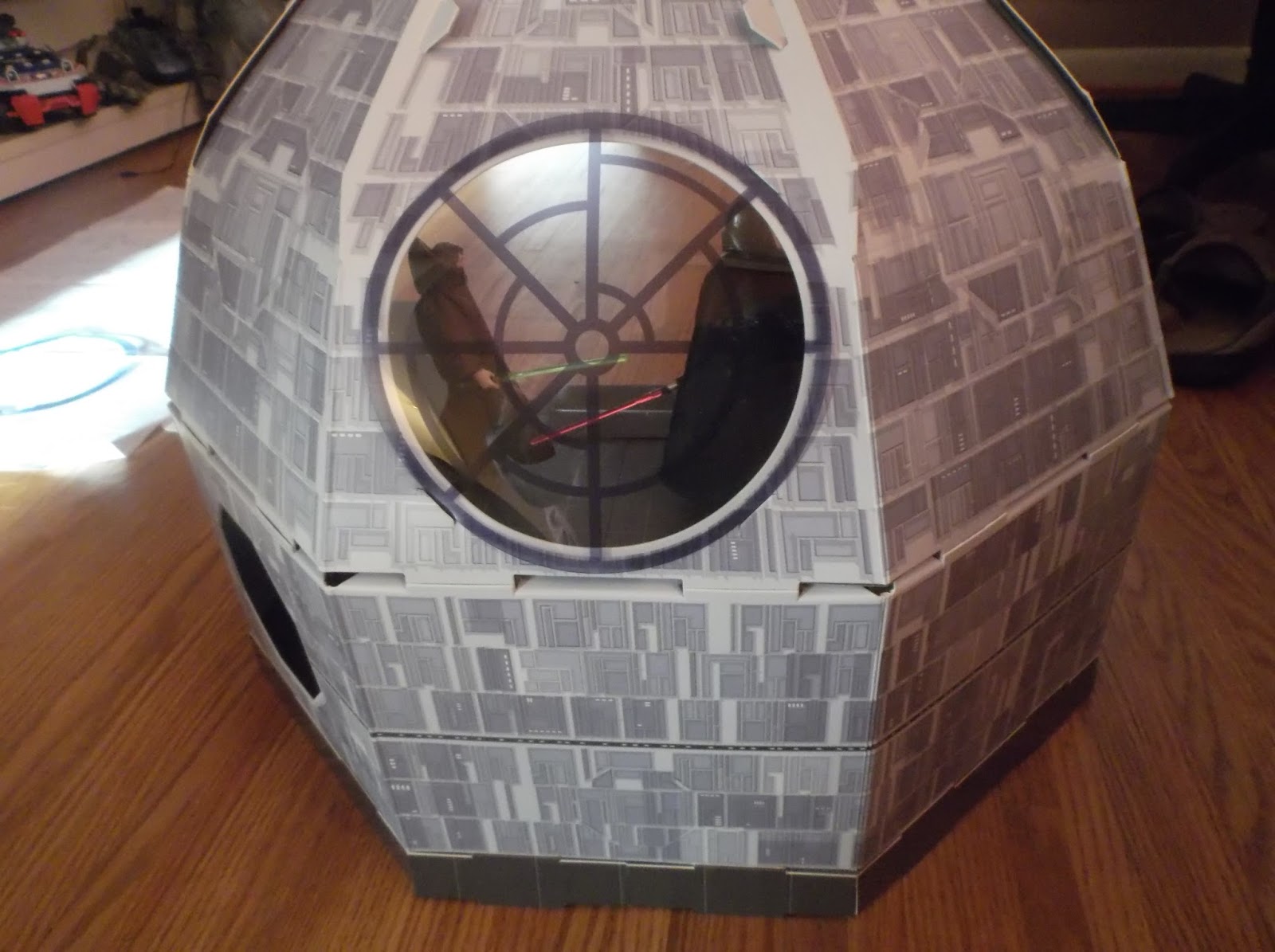 2 Minute Toy Break!: Star Wars Blueprints Paper Craft Death Star Set