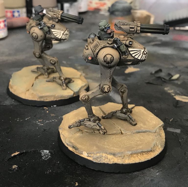 40k Hobby Blog: Original Imperial Guard Sentinels