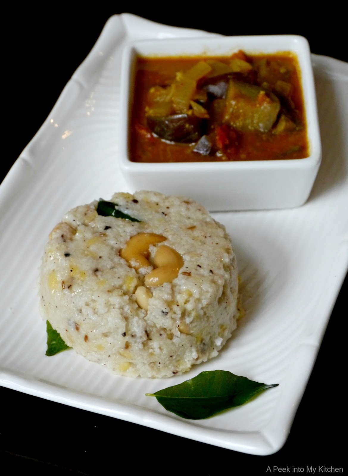 A Peek into My Kitchen: Saamai Pongal / Little Millet Porridge ~ Day 63