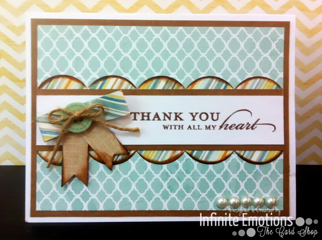 Infinite Emotions - The Blog: Clean & Simple Thank You Card