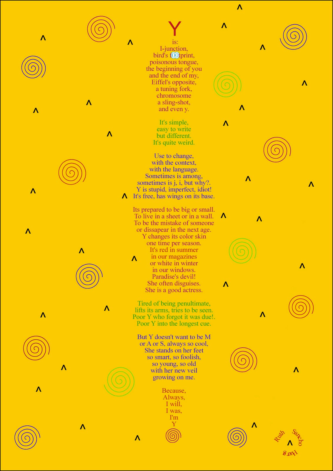 More Poetry Please! Visual Poetry Installation for Children with ...