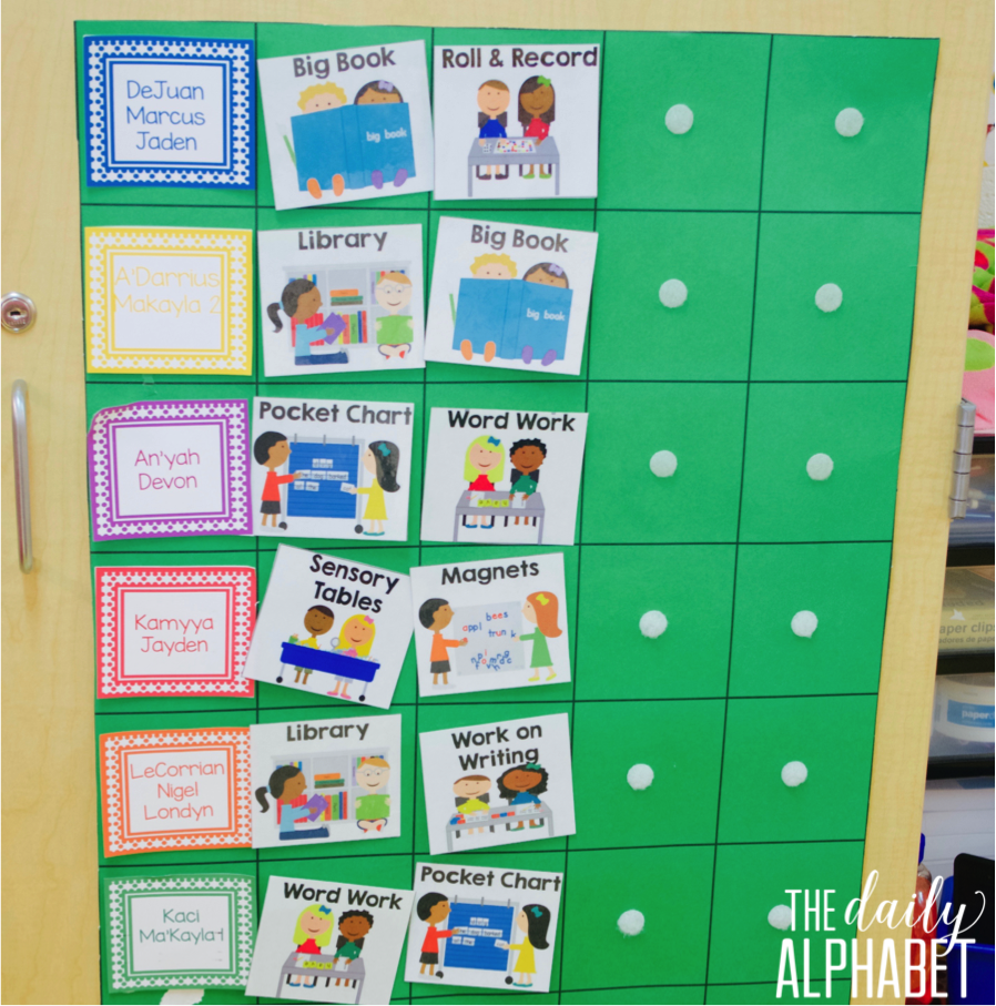 Beginning Centers in Kindergarten - The Daily Alphabet