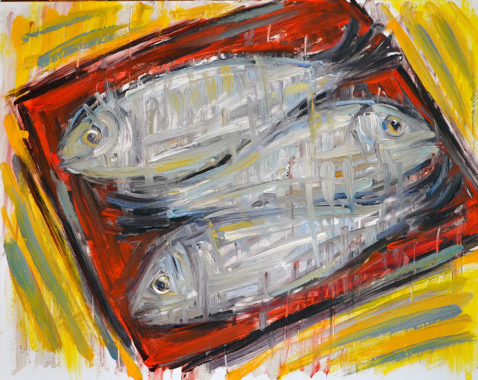 September McGee - American Impressionist : FISH PAINTINGS BRING GOOD ...