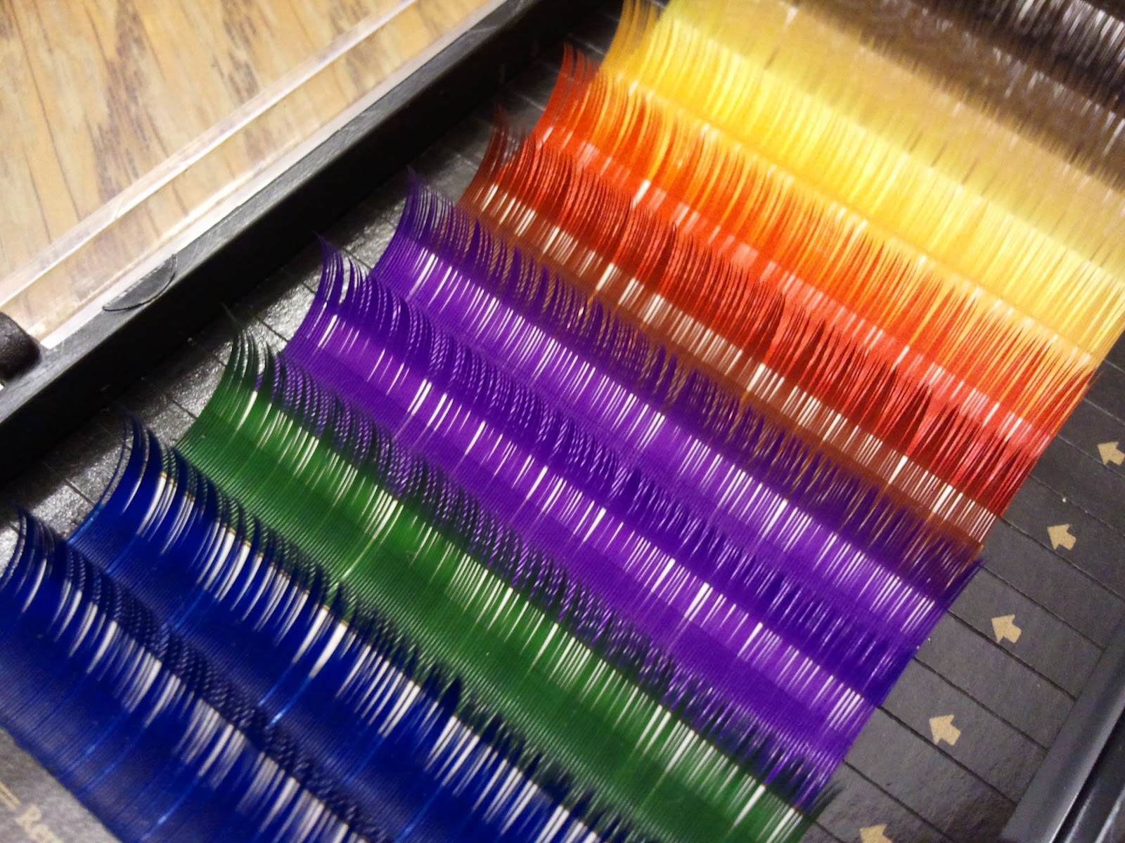 The Lashionista: Living the Lash Life: Colored Lashes Will Rock Your World