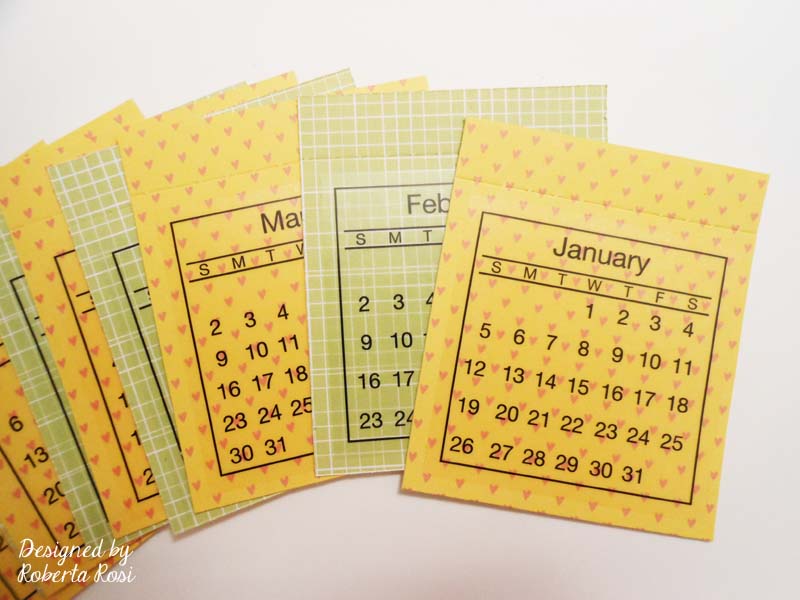 SRM Stickers: Mini Desk Calendar by Roberta