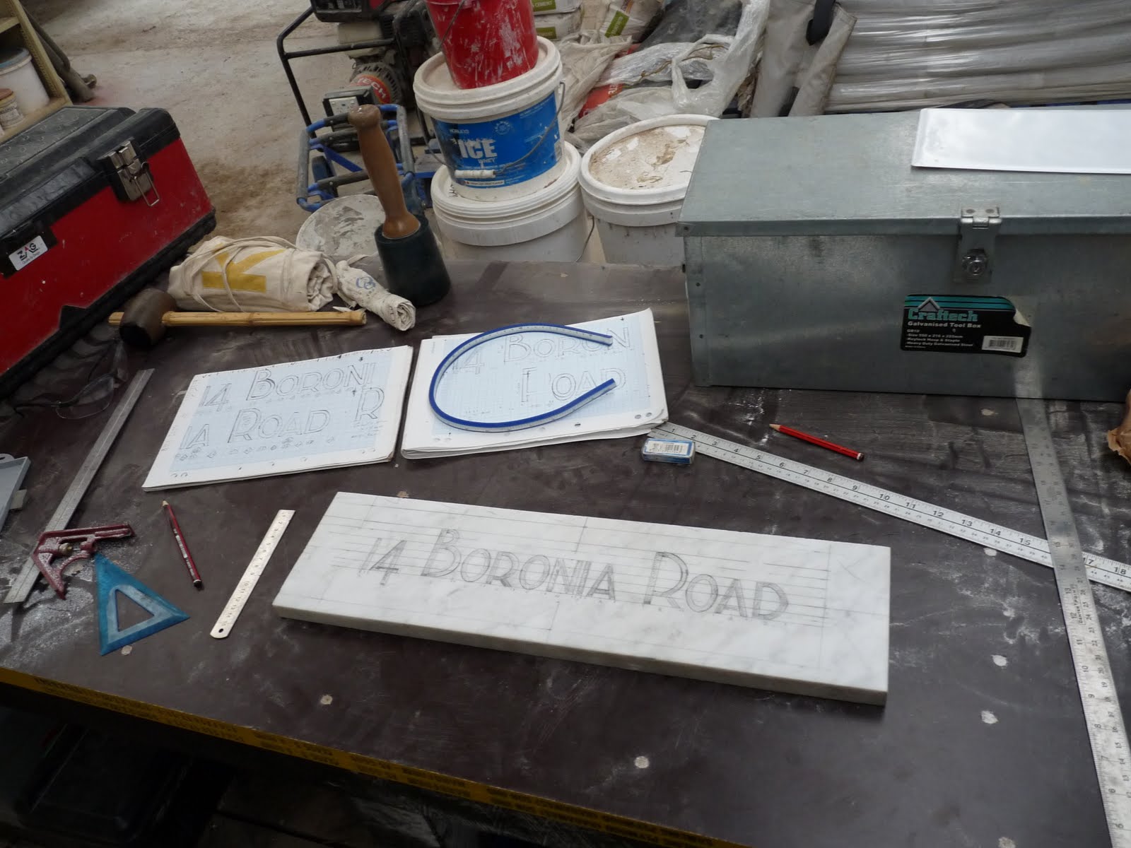 Caring For Monuments at Rookwood: Lead Lettering