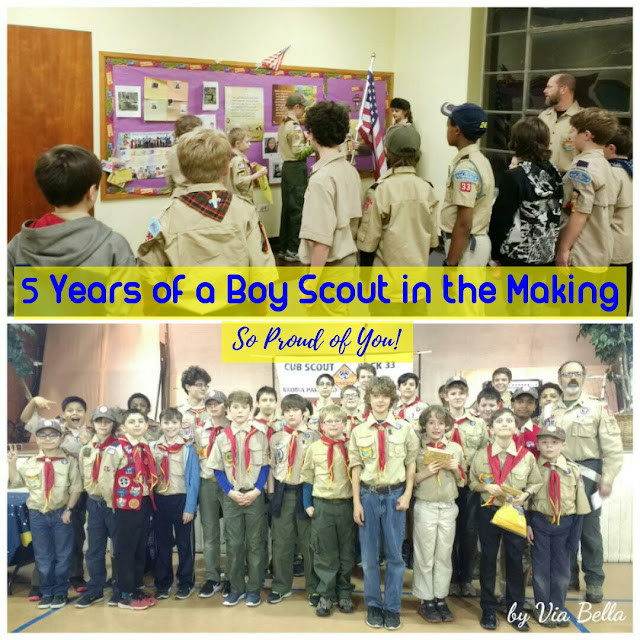 Via Bella: 5 Years of a Boy Scout in the Making- So Proud of You!