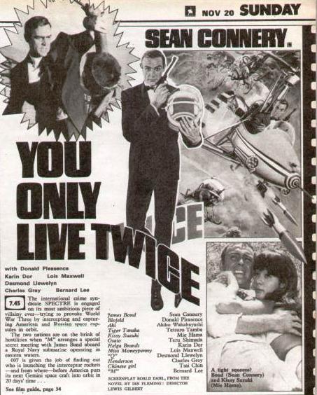 The Story of EUSTON FILMS: The JAMES BOND films: UK audience facts ...