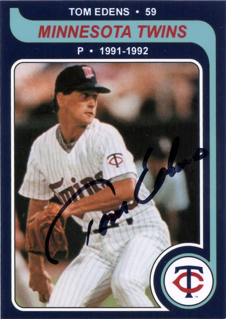 Minnesota Sports Autograph Project: TOM EDENS