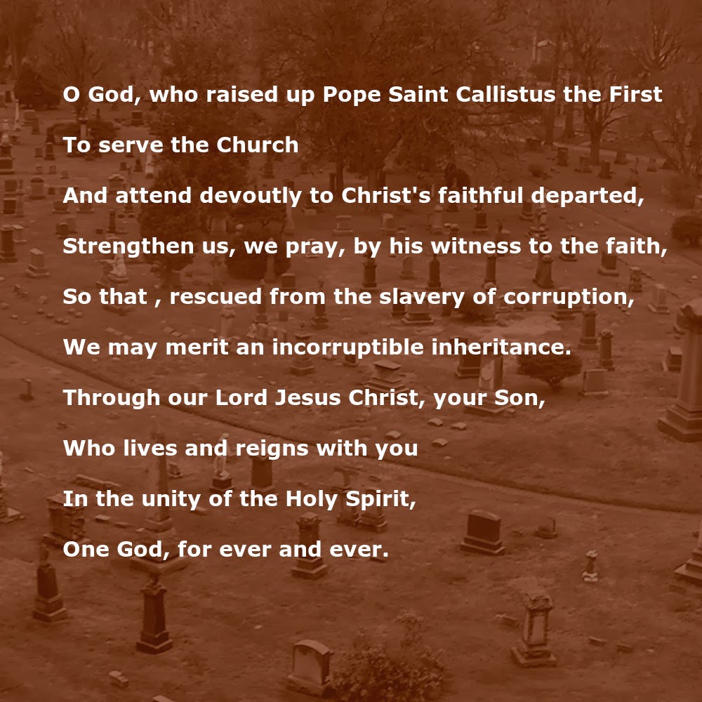 Daily Homilies: Saint Callistus I, pope and martyr