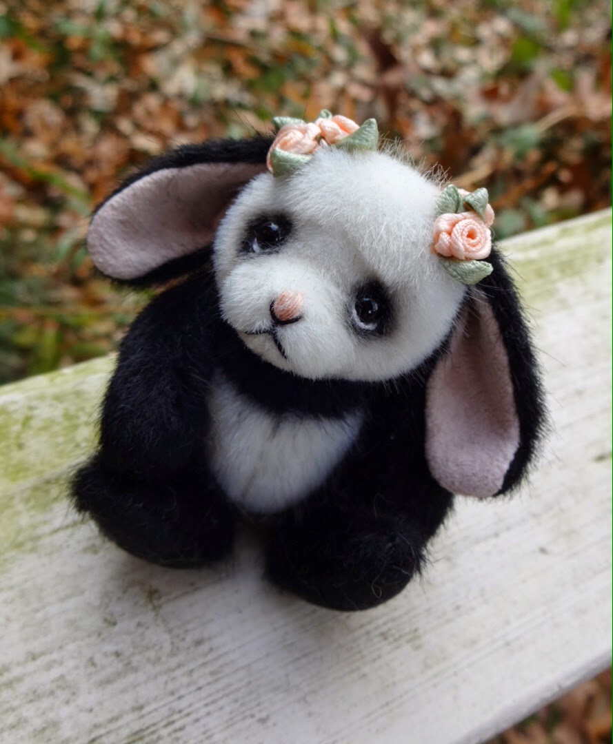 Donna and the Bears: Cyber Shot Camera Play with a New Panda Bunny!