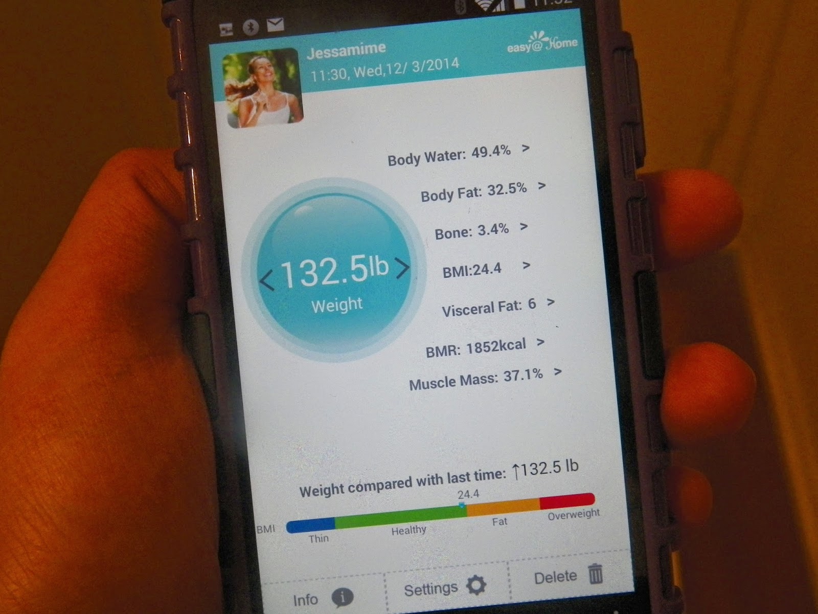 mygreatfinds: Bluetooth Body Fat Digital Scale By Easy@Home Review
