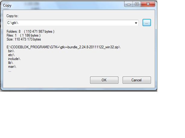 install gtk+ di Code::Block