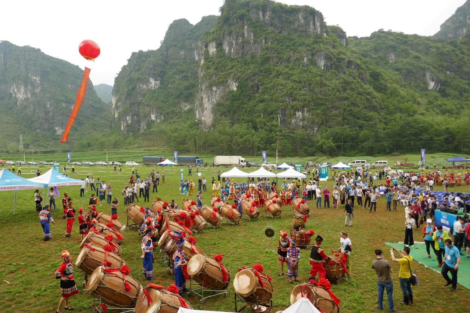 Guling Rock Climbing Town, guangxi province China