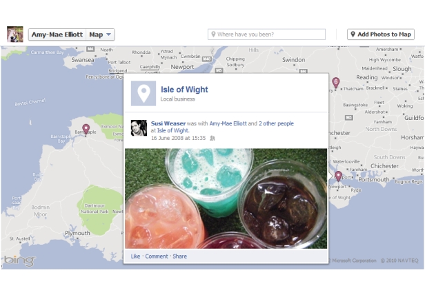 Add Captured Photos Location On Facebook Maps