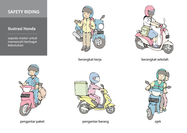 krisna sahwono: Safety Riding Honda