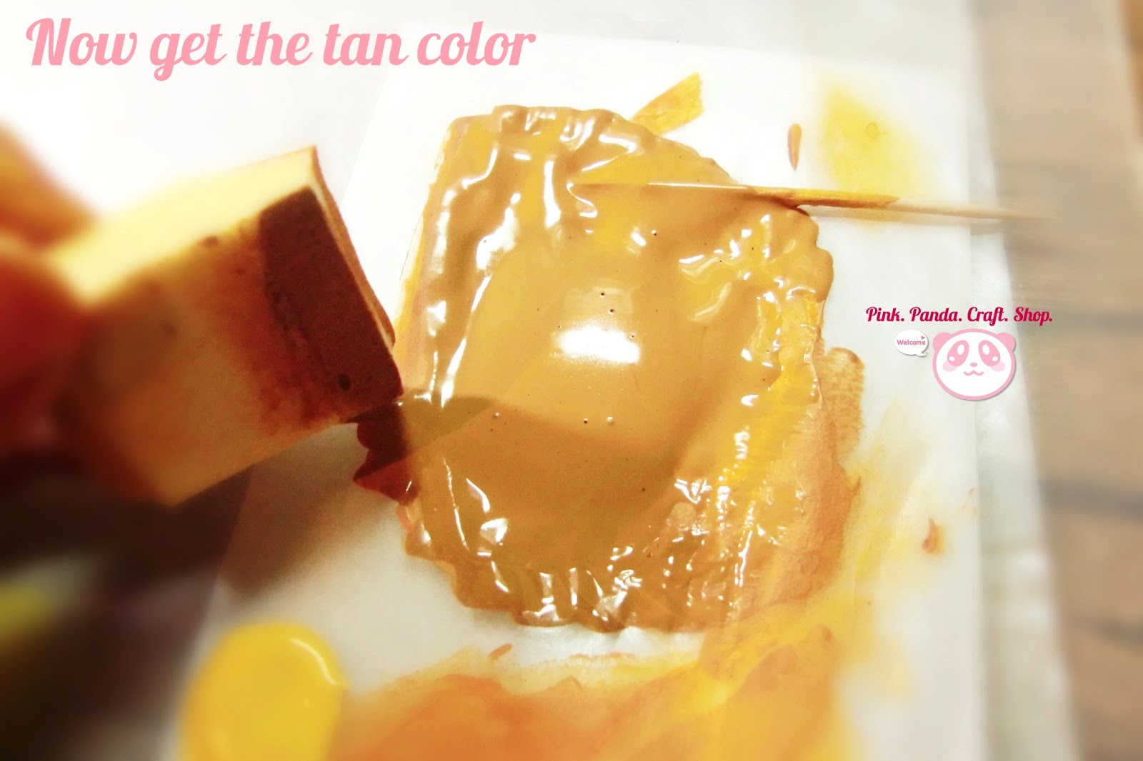 PinkPandaCraftShop: How to make polymer clay croissant~