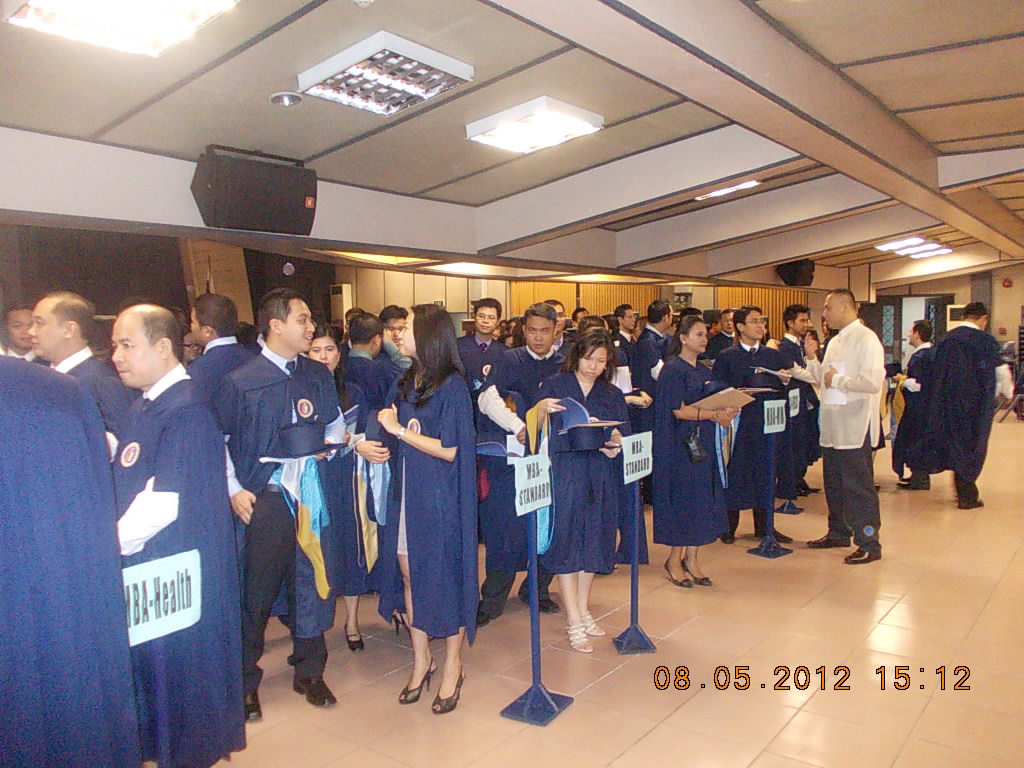 Prof Jorge - ATENEO entrep: Ateneo Professional Schools Graduation Today.