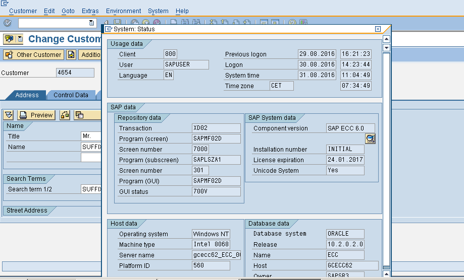 Sap Tech Function Module Exits
